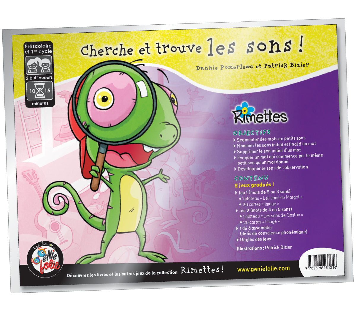 Cherche et trouve les sons! – LES ÉDITIONS GÉNIE FOLIE