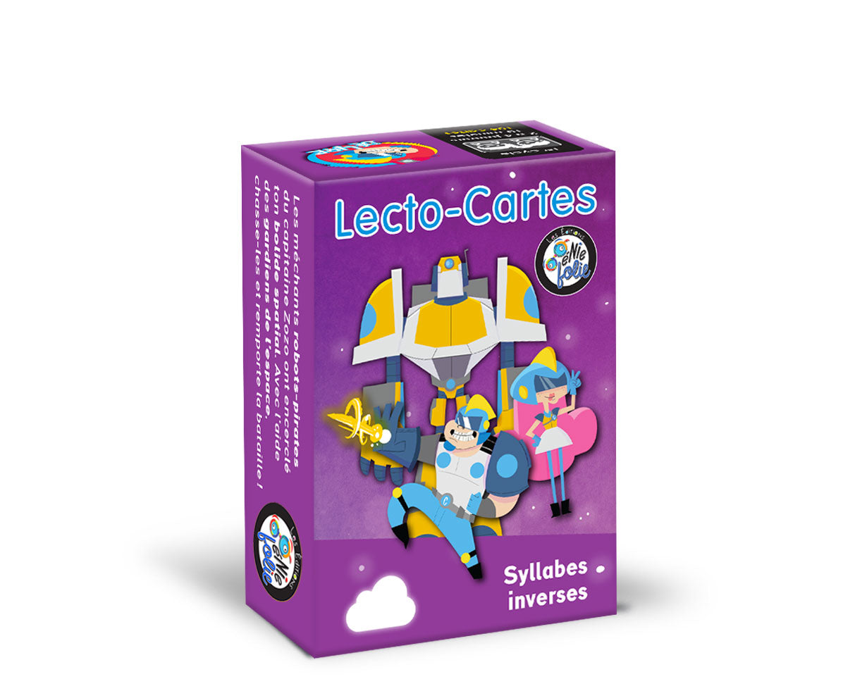 Lecto-Cartes « Syllabes inverses » (VC, CVC) – LES ÉDITIONS GÉNIE FOLIE