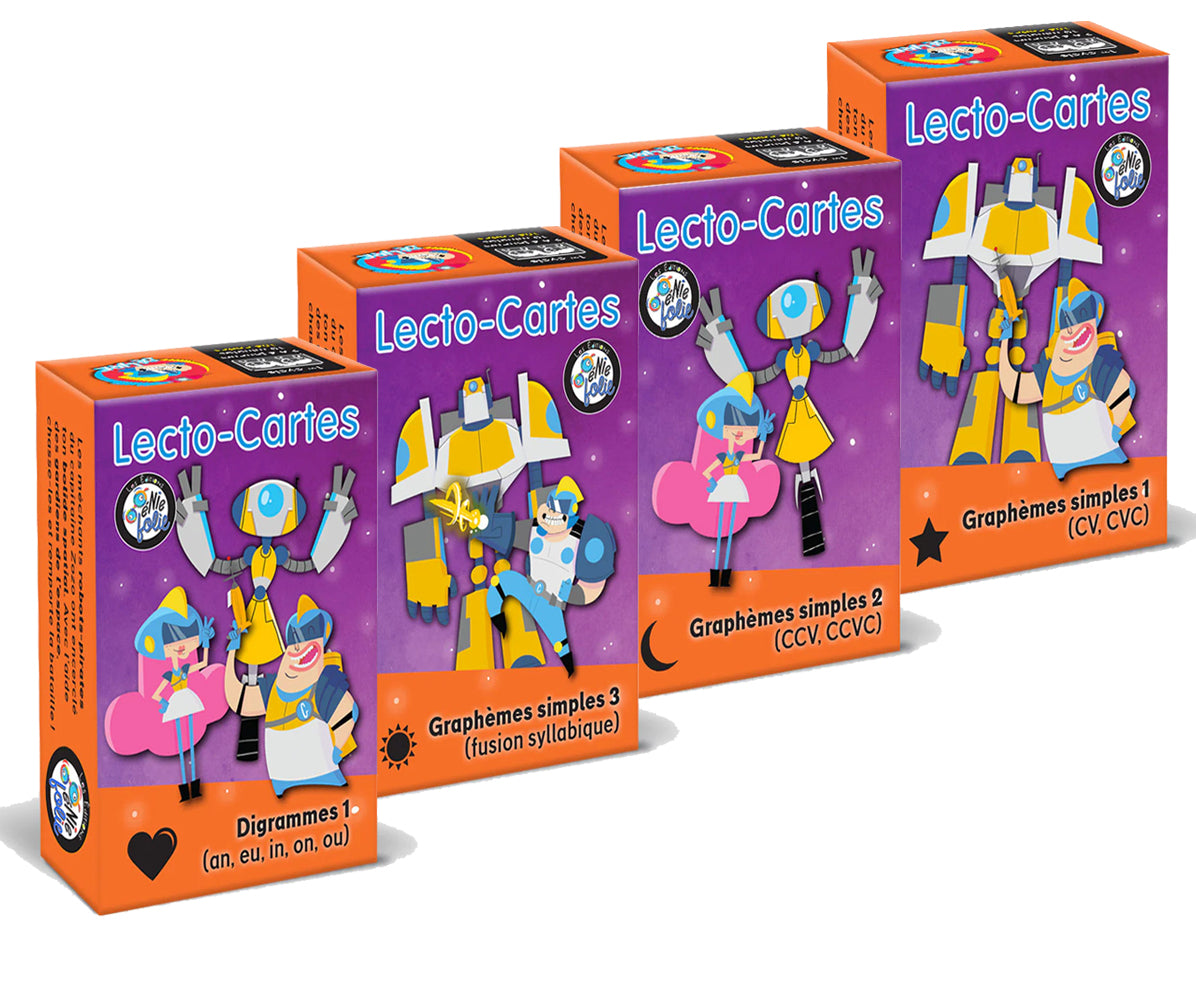 Lecto-Cartes un ensemble de (4 jeux) pour lecteur débutant – LES ...